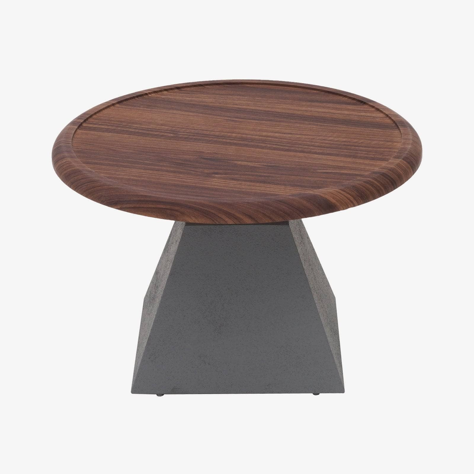 Anders Concrete Look Coffee Table, Wood by Sazy | ufurnish.com