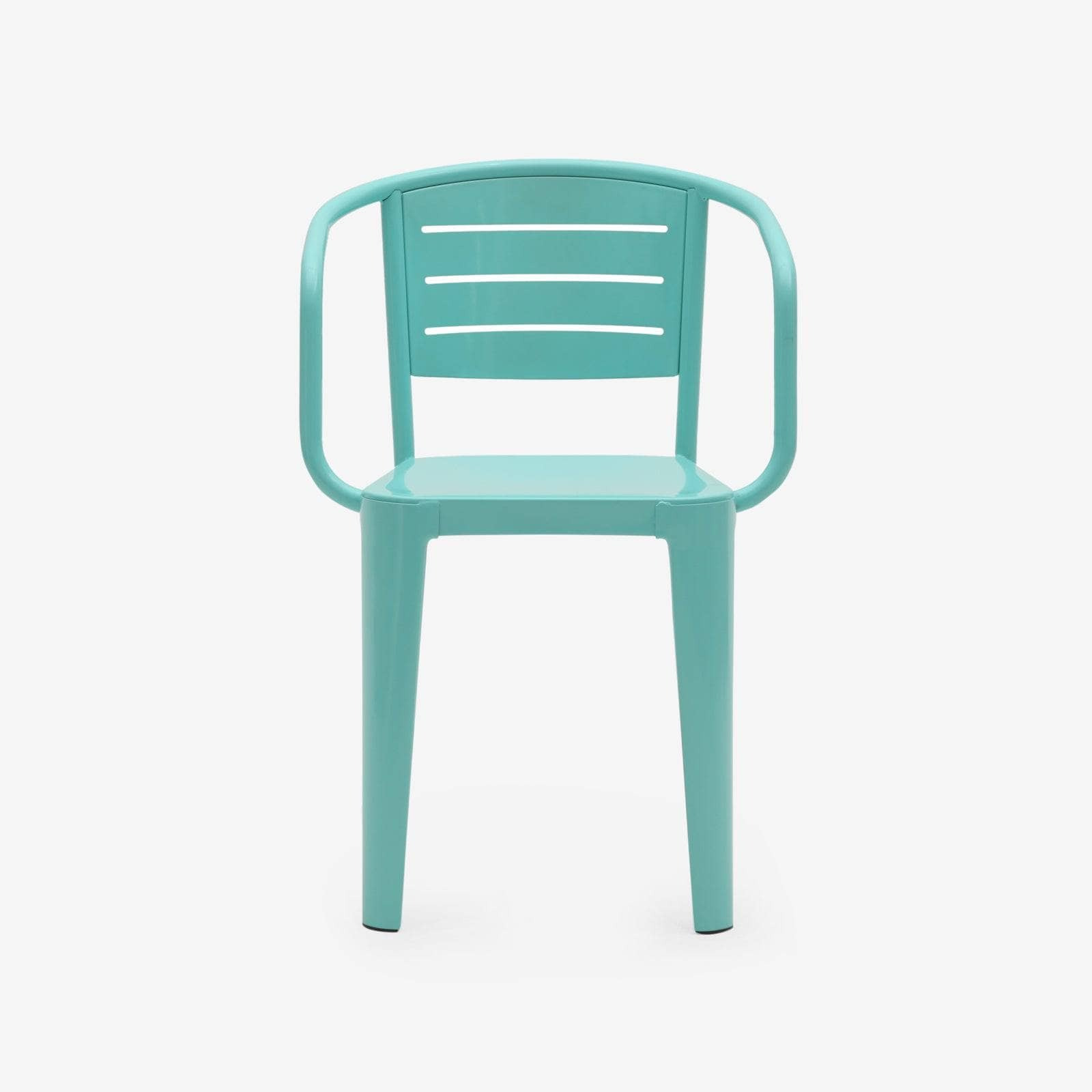 Como Aluminium Garden Armchair, Mint Green by Sazy | ufurnish.com