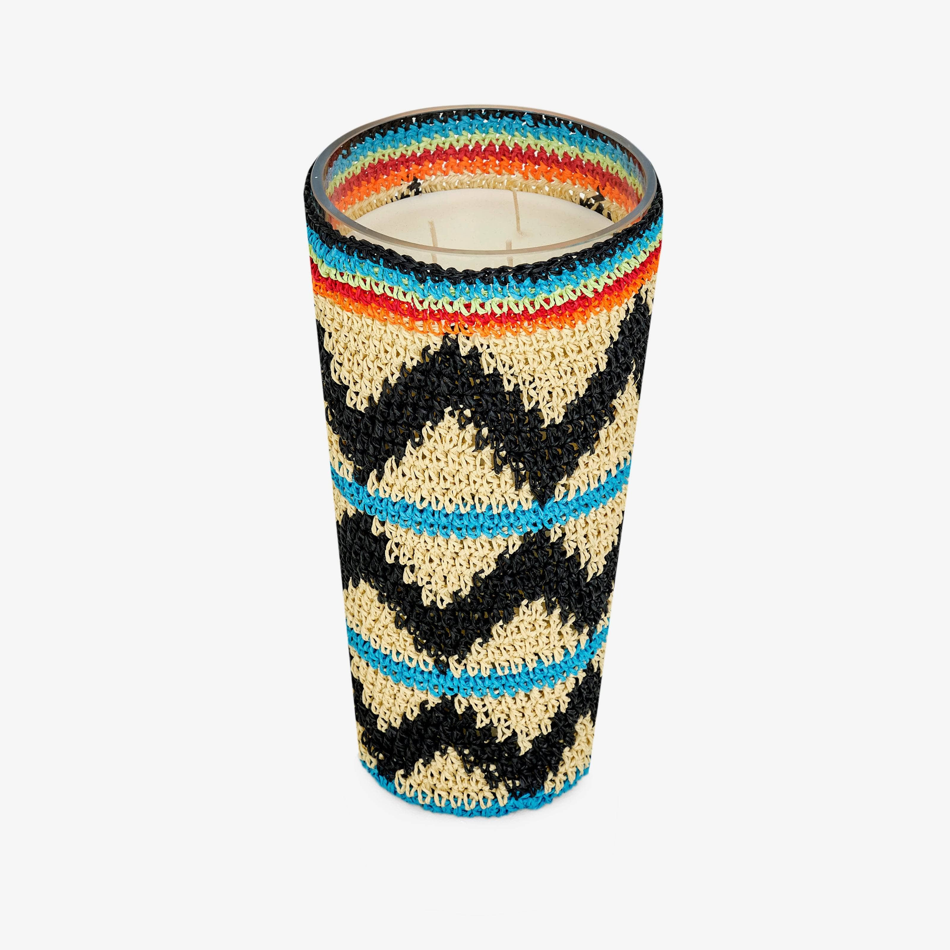 Hook Handmade Candle, Multicoloured, L by Sazy | ufurnish.com