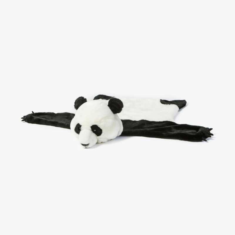 Panda Bear Rug, Black - White by Sazy | ufurnish.com