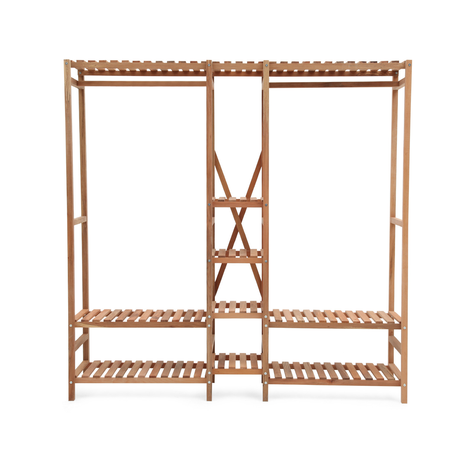 Kyoto Solid Wood Display Storage Unit with Shelves by Sazy | ufurnish.com