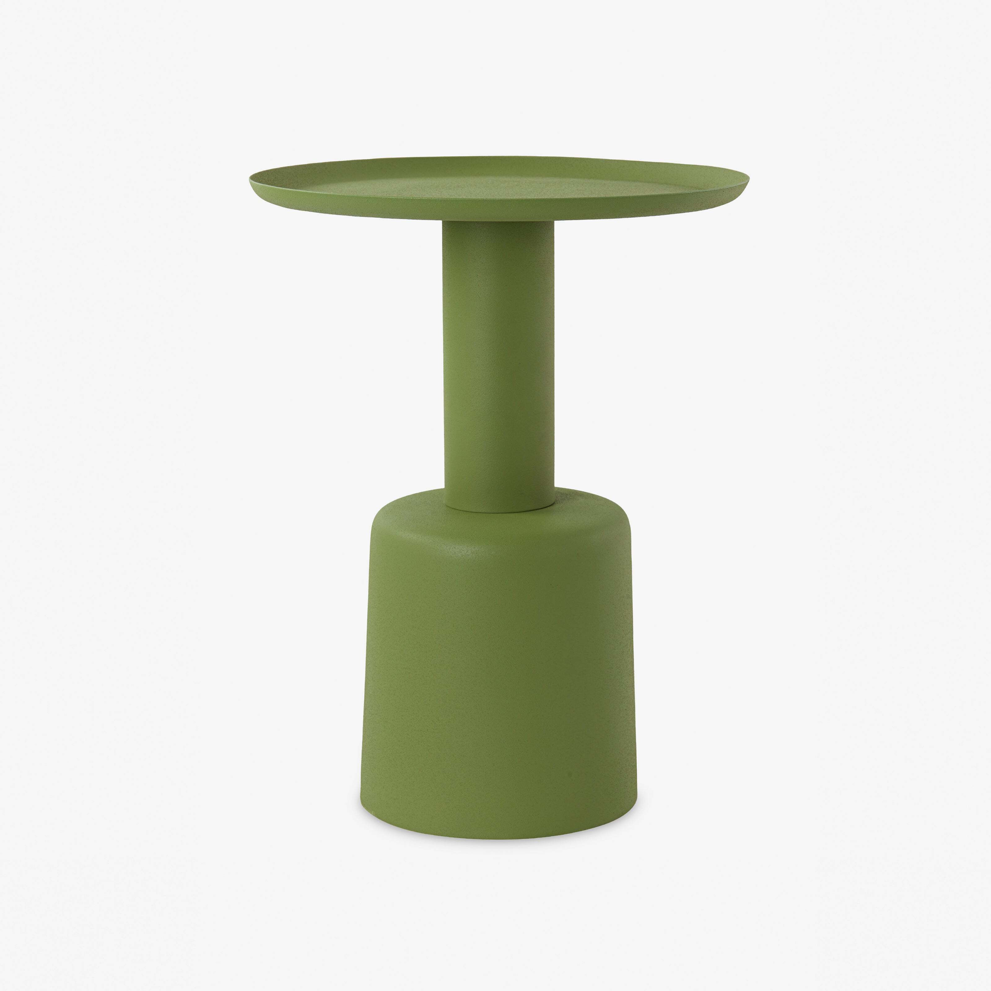 Gravis Side Table, Olive Green by Sazy | ufurnish.com