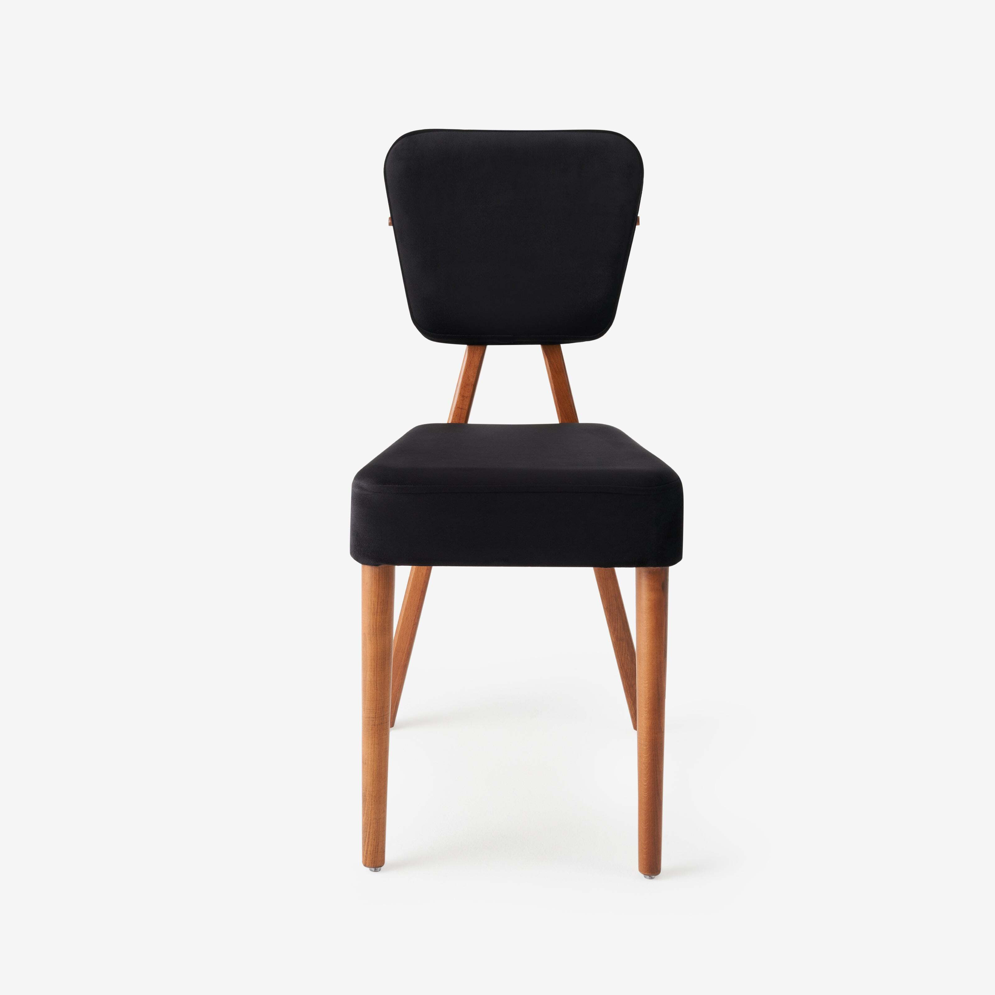 Piet Set of 4 Dining Chairs, Black by Sazy | ufurnish.com