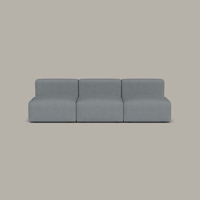 Cob 3 Seater Armless Modular Sofa by Sazy | ufurnish.com