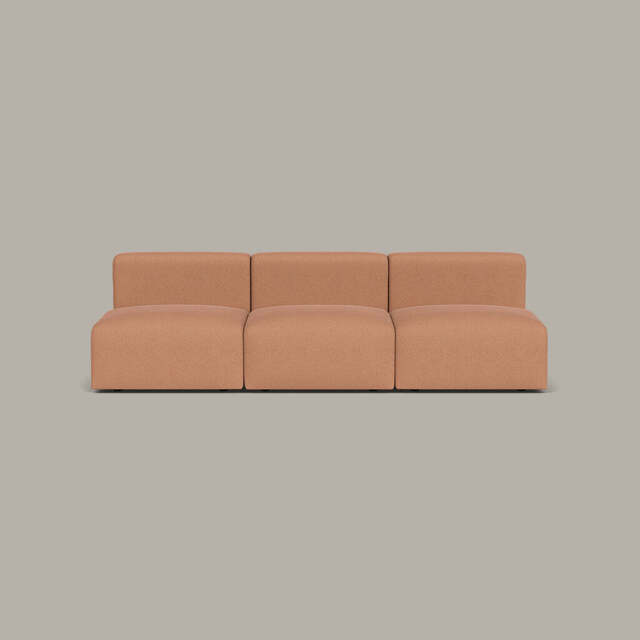 Cob 3 Seater Armless Modular Sofa by Sazy | ufurnish.com