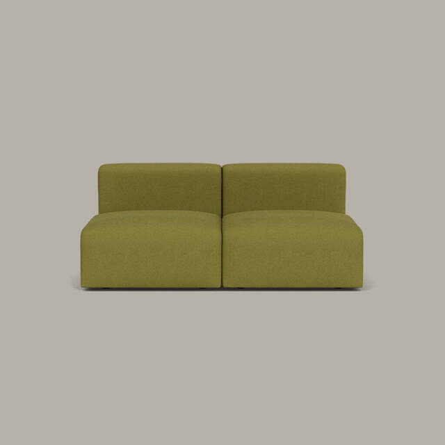 Cob 2 Seater Armless Modular Sofa by Sazy | ufurnish.com