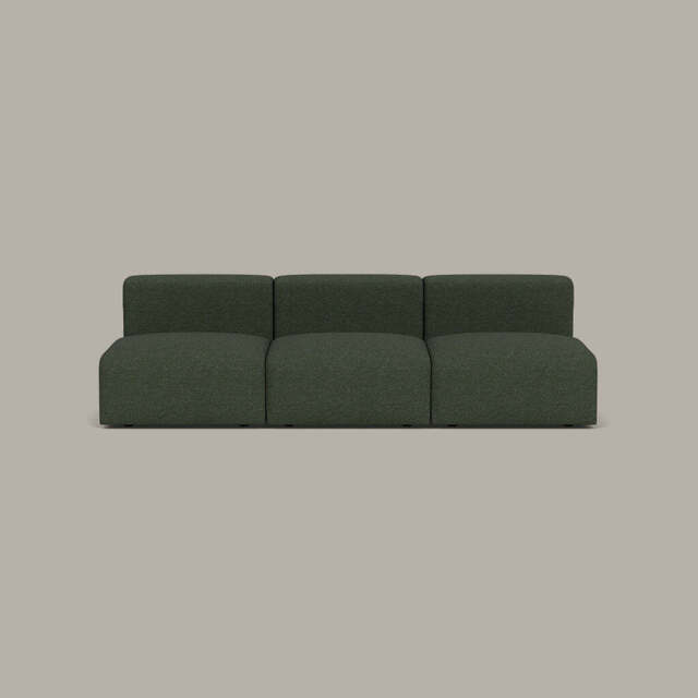 Cob 3 Seater Armless Modular Sofa by Sazy | ufurnish.com