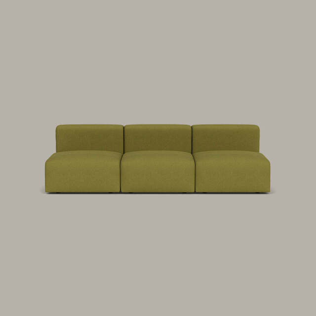 Cob 3 Seater Armless Modular Sofa by Sazy | ufurnish.com