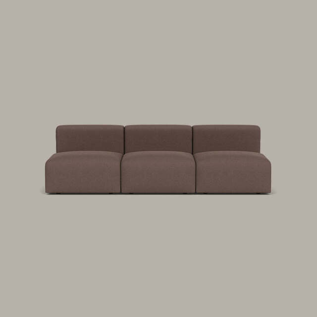 Cob 3 Seater Armless Modular Sofa by Sazy | ufurnish.com