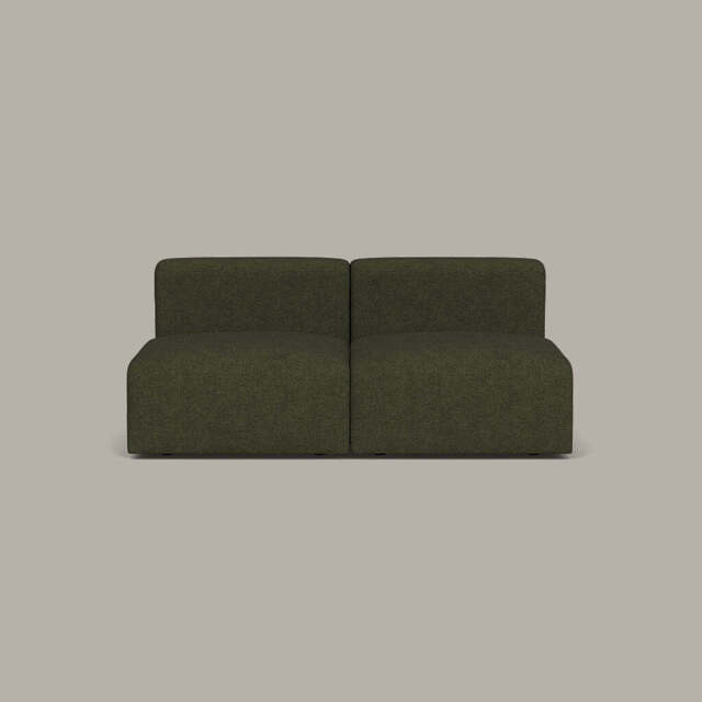 Cob 2 Seater Armless Modular Sofa by Sazy | ufurnish.com