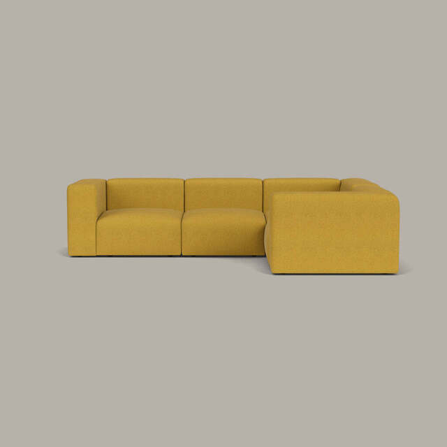 Cob Right Corner Modular Sofa by Sazy | ufurnish.com