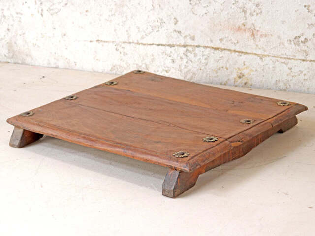 Wooden Vintage Tray Table by Scaramanga Vintage | ufurnish.com