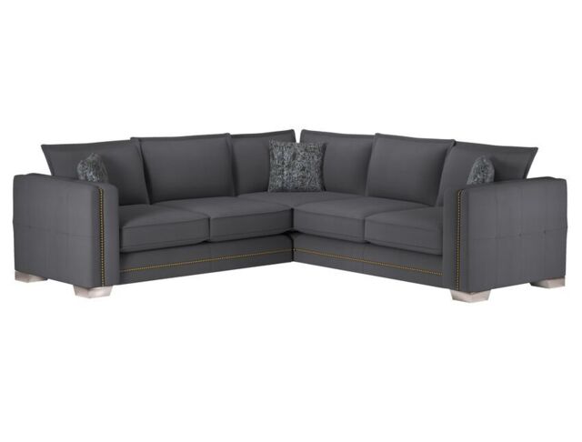 Grey LLB Regency Fabric 3 Corner 3 Sofa by SCS | ufurnish.com