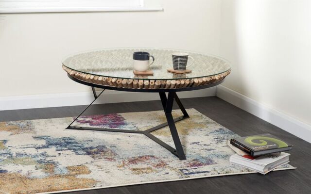 ScS Living Driftwood Iona Round Coffee Table by SCS | ufurnish.com