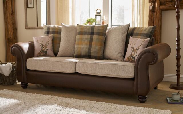 ScS Living Amble Fabric 3 Seater Scatter Back Sofa by SCS | ufurnish.com