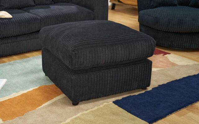ScS Living Chicago Fabric Standard Footstool by SCS | ufurnish.com
