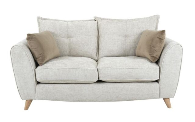 ScS Signature Cream Fabric Odette 2 Seater Sofa Standard Back by SCS ...