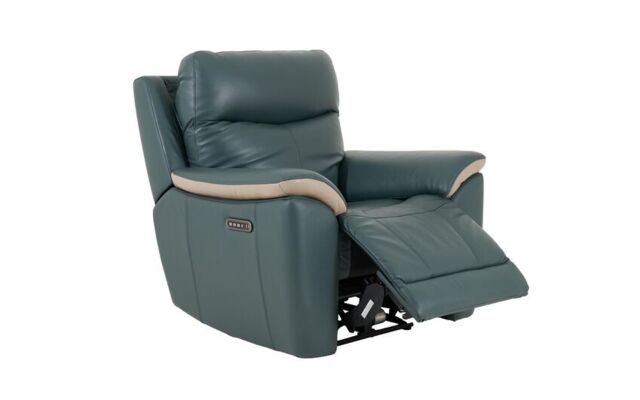 ScS Living Ethan Power Recliner Chair with Head Tilt & Lumbar by SCS ...