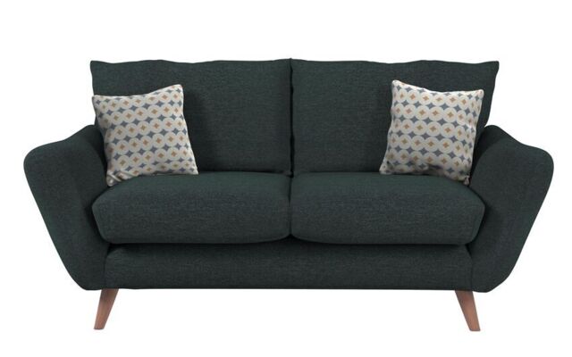 Ideal Home Green Fraser Fabric 2 Seater Sofa by SCS | ufurnish.com