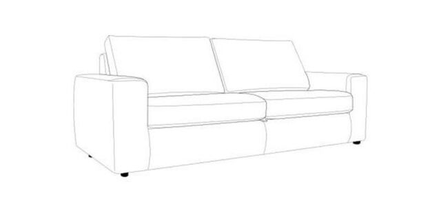ScS Living Fabric Borgallo 3 Seater Sofa Bed by SCS | uFurnish.com