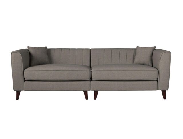 ScS Living Grey Margo Fabric 4 Seater Split Sofa by SCS | uFurnish.com
