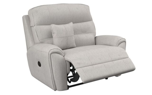 La-Z-Boy Grey Columbus Fabric Power Recliner Love Chair by SCS ...