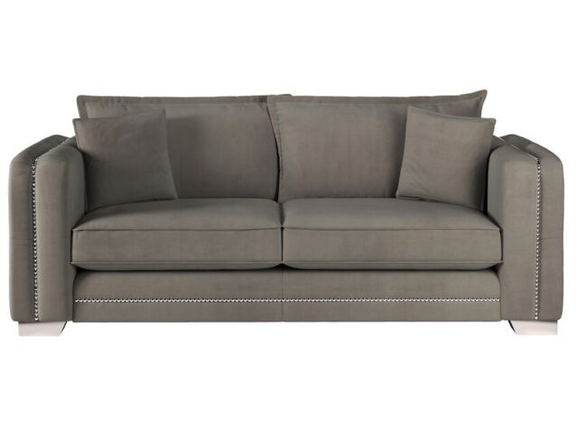 Grey LLB Regency Fabric 4 Seater Sofa by SCS | ufurnish.com
