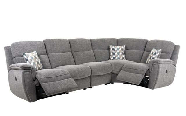 ScS Living Ashton Fabric 3 Corner 1 Power Recliner Sofa by SCS ...