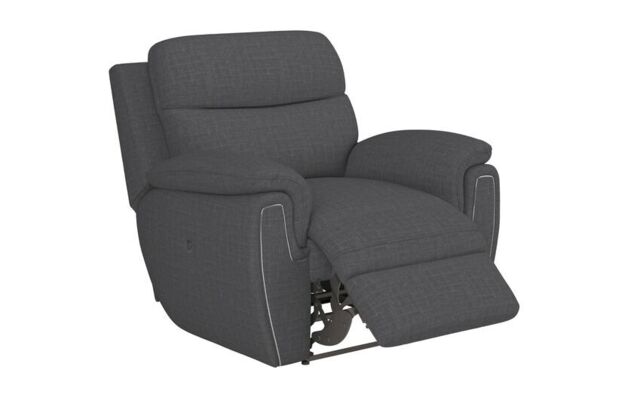 ScS Living Black Ashton Fabric Power Recliner Chair by SCS | ufurnish.com