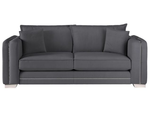 Grey LLB Regency Fabric 4 Seater Sofa by SCS | ufurnish.com