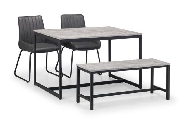 ScS Living Warwick Dining Table, Bench & 2 Chairs by SCS | ufurnish.com