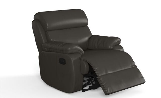 ScS Living Grey Reuben Power Recliner Chair with Bluetooth by SCS ...