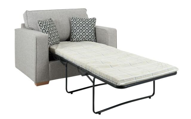 ScS Living Grey Fabric Lynton Deluxe Snuggle Chair Bed by SCS ...