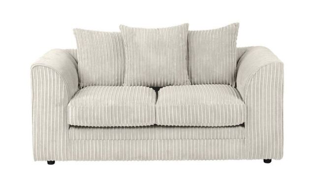ScS Living White Chicago Fabric 2 Seater Sofa Quick Delivery by SCS ...