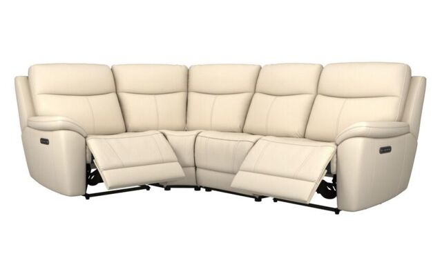 ScS Living Cream Ethan 1 Corner 3 Power Sofa by SCS | ufurnish.com