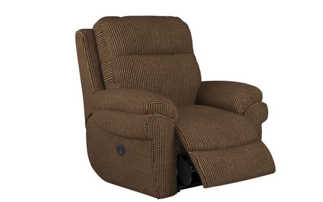 La-Z-Boy Brown Tamla Fabric Power Recliner Chair by SCS | ufurnish.com