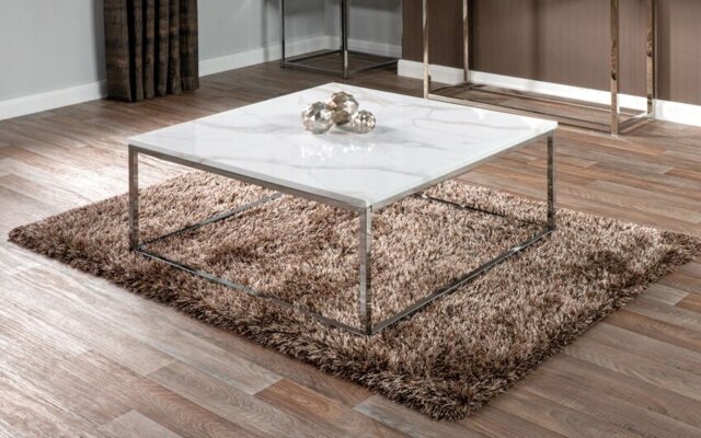 ScS Living Gardena White Coffee Table by SCS | uFurnish.com