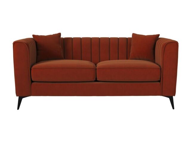 ScS Living Orange Margo Fabric 2 Seater Sofa by SCS | ufurnish.com