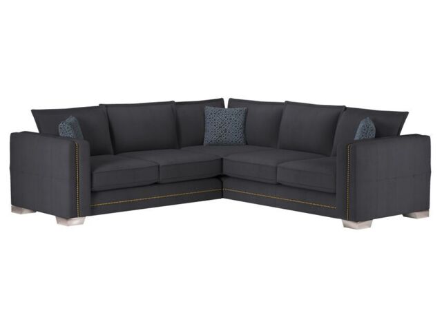Grey LLB Regency Fabric 3 Corner 3 Sofa by SCS | ufurnish.com