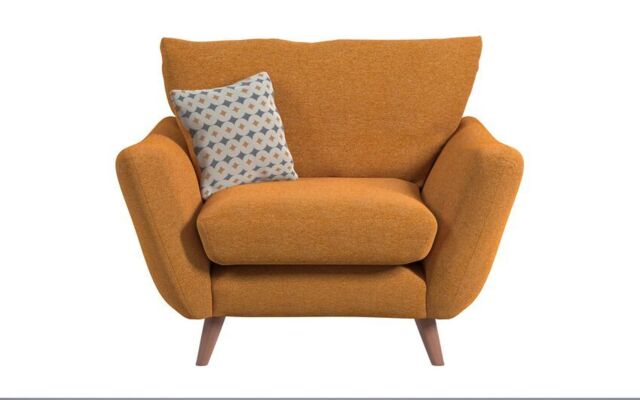 Ideal Home Orange Fraser Fabric Standard Chair by SCS | ufurnish.com