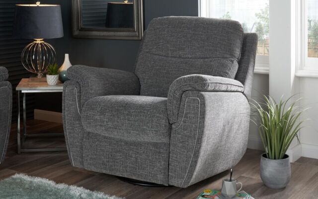 ScS Living Ashton Fabric Swivel Glider Chair by SCS | ufurnish.com