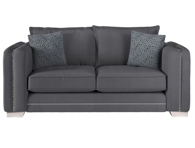 Grey LLB Regency Fabric 3 Seater Sofa by SCS | ufurnish.com