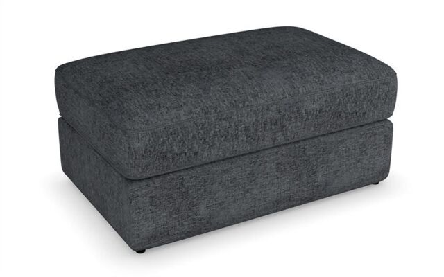 ScS Living Grey Maddie Fabric Banquette Footstool by SCS | ufurnish.com