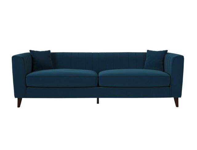 ScS Living Blue Margo Fabric 4 Seater Sofa by SCS | ufurnish.com