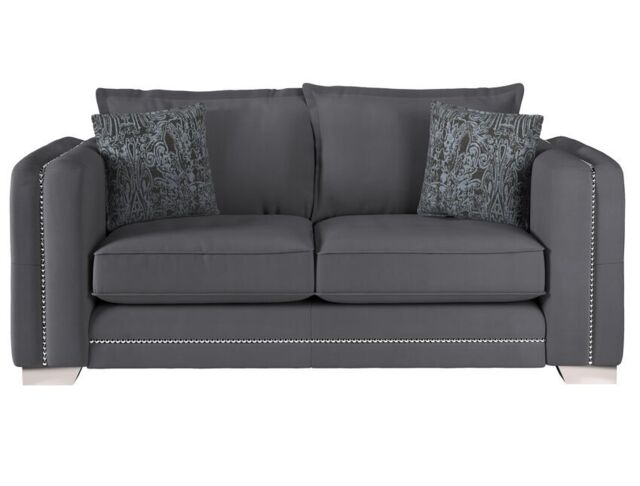 Grey LLB Regency Fabric 3 Seater Sofa by SCS | ufurnish.com