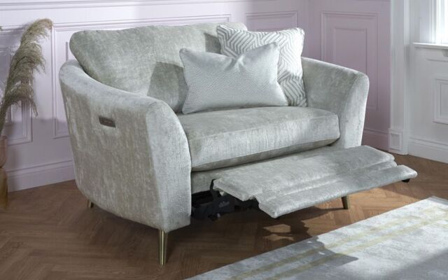 Ideal Home Flo Fabric Love Chair Power Recliner by SCS | ufurnish.com