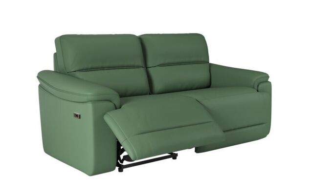 SiSi Italia Green Taranto 3 Seater Power Recliner Sofa by SCS ...