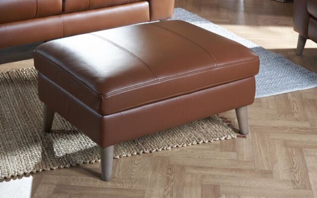 ScS Living Fabric Brodie Standard Footstool by SCS | ufurnish.com