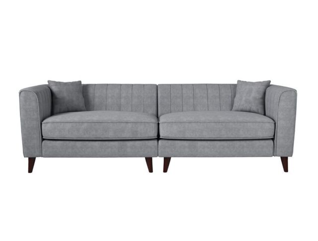 ScS Living Grey Margo Fabric 4 Seater Split Sofa by SCS | ufurnish.com