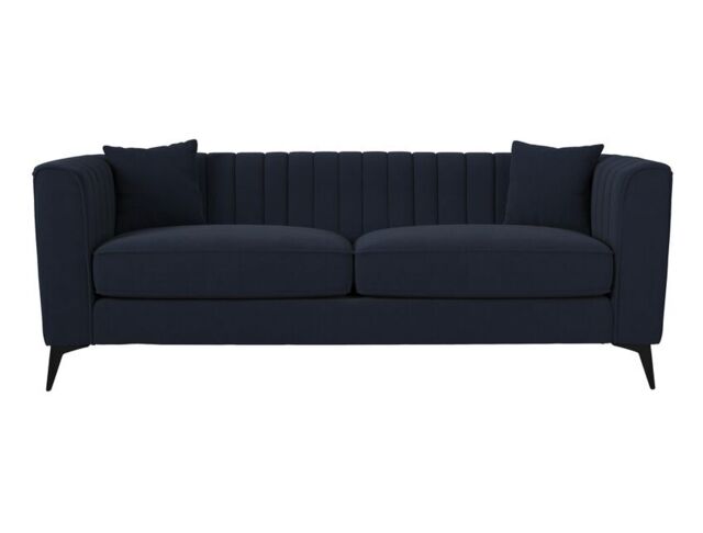 ScS Living Blue Margo Fabric 3 Seater Sofa by SCS | ufurnish.com